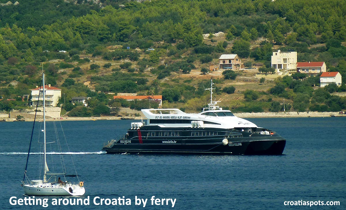 Getting around Croatia - by Bus, Ferry, Drive or Fly - CroatiaSpots